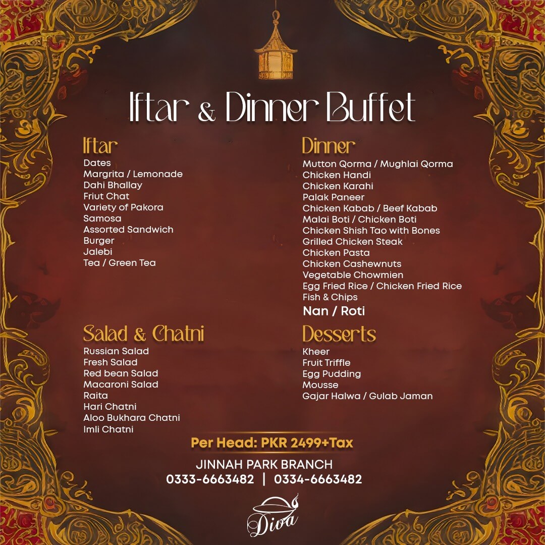 10 Best Iftar Buffet in Rawalpindi